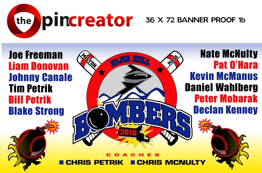 Custom Banners Designed in Full Color - The Pin Creator