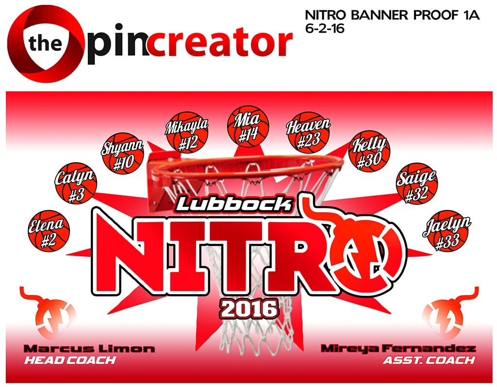 Custom Banners Designed in Full Color - The Pin Creator